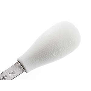 Mercer Culinary Boston Style Oyster Knife with Poly Handle, 4 Inch, White