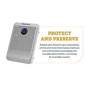SnapSafe Rechargeable Dehumidifier Medium, 75900 -Portable Moisture Absorbers for Gun Safes & Cabinets, Closets, & Pantries-Prevent Moisture Damage for Gun Safe Accessories, Firearms in Your Gun Vault