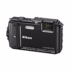 Nikon COOLPIX AW130 Waterproof Digital Camera with Built-In Wi-Fi (Black)
