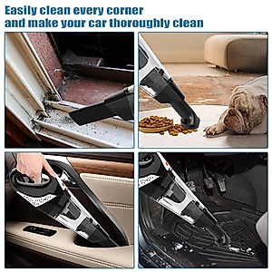 Hihhy Handheld Vacuum Cordless Car Vacuum Cleaner Rechargeable Lightweight Hand Held Small Portable Vac with USB-C Charging