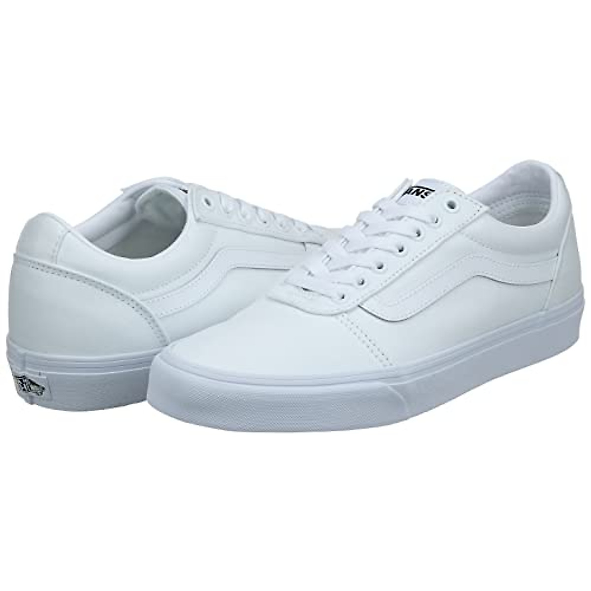 Vans Men's Ward Sneaker, Canvas White White, 10.5