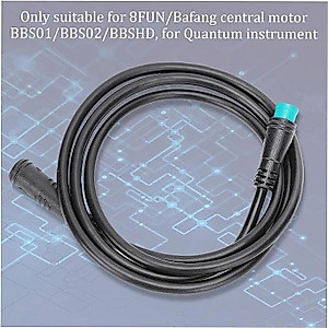 E-Bike Extension Cord - 5-Pin Connector Cable for Bafang Motor & Electric Modification - Instrument Extension Cable Included