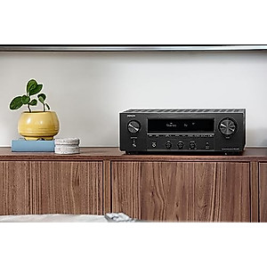 Denon Receiver DRA-900H - 2-Channel Stereo Network Receiver - 100W/Ch. Hi-Fi Amplification, Built-in HEOS, HDCP 2.3 Processing with ARC/eARC Support, Dolby Vision, HLG, Dynamic HDR