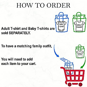 Teeny Fox Big Little Cousin Crew Shirts Biggest Littlest Tee Toddler T-Shirt Baby Bodysuit Set for Family Matching Outfit