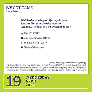 A Year of Good Black News Page-A-Day Calendar 2023: Because Just One Black History Month Isn't Enough