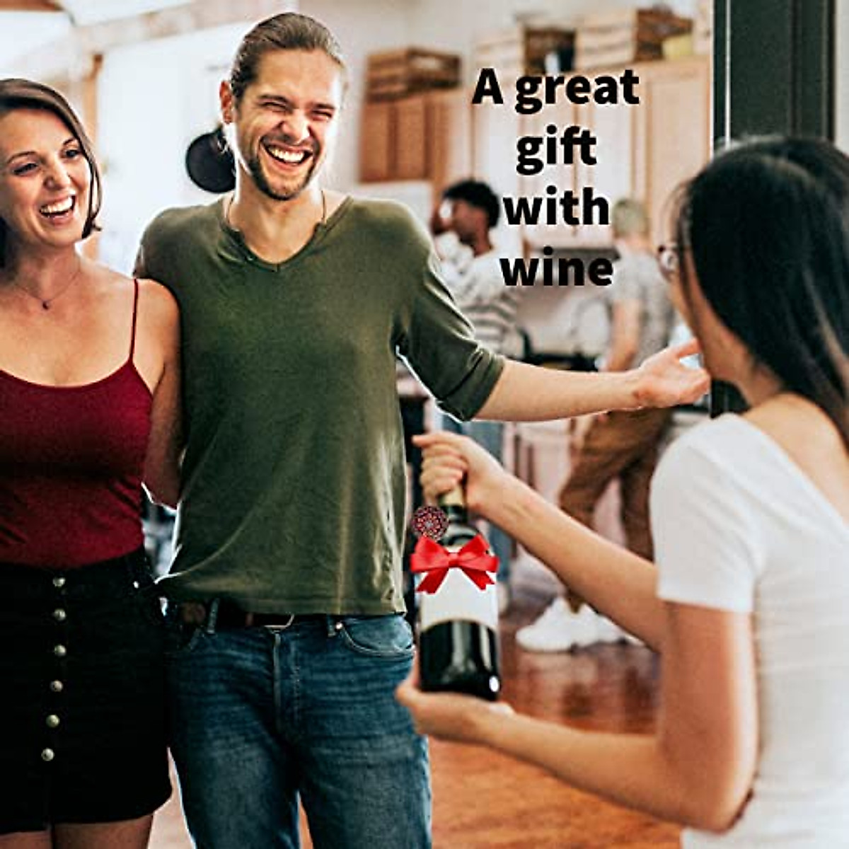 Wine Bottle Stopper – Unique gift for Dinner Host, Wine Lover, or Housewarming – a versatile wine accessory, use for Wine or Champagne – Handmade of Murano Glass and Portuguese Cork keeps wine fresher