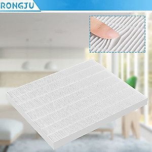 RONGJU C545 Replacement Filter 2 Filters + 8 Activated Carbon Pre Filters Compatible with Winix C545, Compare to Part S Filter 1712-0096-00