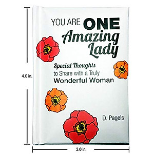 Blue Mountain Arts Mini Book (You Are One Amazing Lady)—Mother's Day Gift, Birthday Gift, or Thinking of You Gift for Mom, Daughter, Aunt, Sister, or Wife by D. Pagels, 4 x 3 inches