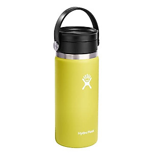 Hydro Flask 16 oz Wide Mouth with Flex Sip Lid Stainless Steel Reusable Water Bottle Cactus - Vacuum Insulated, Dishwasher Safe, BPA-Free, Non-Toxic