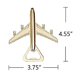 40PCS Airplane Bottle Opener for Wedding Favors Air Plane Travel Beer Bottle Openers for Guests,Party Souvenirs or Decorations