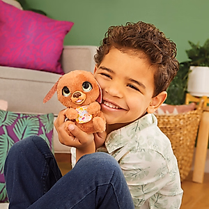 FurReal Newborns Puppy Animatronic Plush Toy with Sound Effects, Interactive Pets for Kids Ages 4 and Up