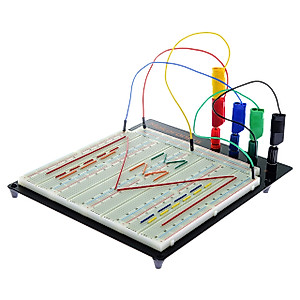 Makeronics Solderless Breadboard Jumper kit|5pcs Banana Plug to Jumper Wires + 140 Preformed Soft Breadboard Solid Copper Jumper Wires(Light Box Packing)+ 65 pcs Jumper Leads Wires Cables