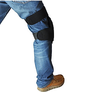 KINGORIGIN 2 Piece Professional Knee Pads for Work, Construction Gel Knee Pads Tools, With Heavy Duty Foam Padding And Anti-Slip Straps For Indoor and Ourdoor Use