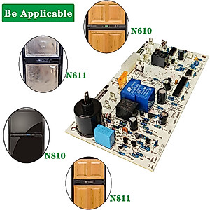 Bydorunce Replace 621991001 Refrigerator Power Board Kit for N611 N811 N610 N810 Models Replacement Circuit Board 2-Way Control Board (Serial Number Below 9056491)(Classical)