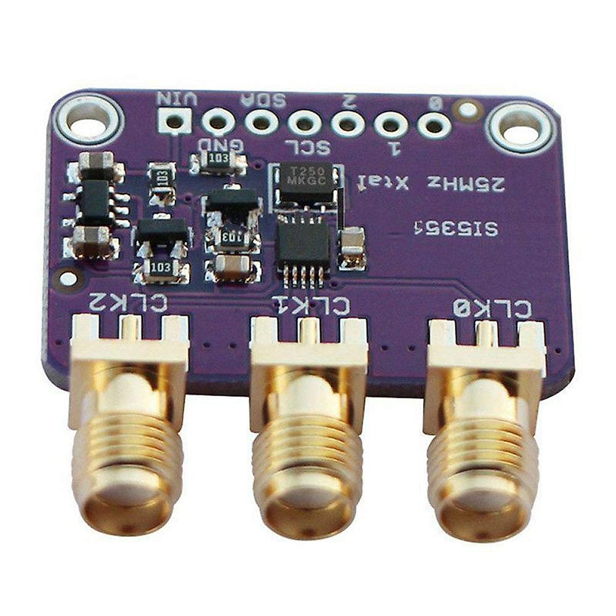 Gump's grocery Si5351A Signal Generator Clock Breakout Board 3.3/5V 25MHz 8~160MHz for Arduino