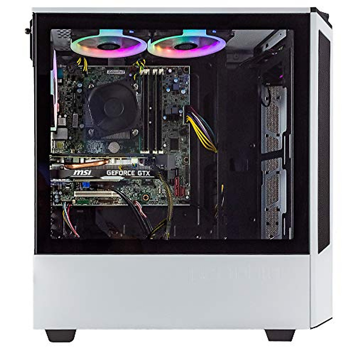 Periphio Spectre Gaming PC Tower Desktop Computer, Intel Quad Core i7 3.3GHz, 32GB RAM, 500GB SSD + 1TB HDD, Windows 10, GTX 1660 Super 6GB Graphics Card, HDMI, Wi-Fi (Renewed) (Gaming PC Only)