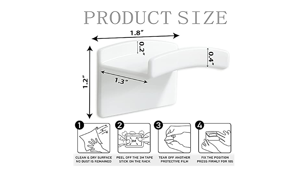 Hat Rack for Wall (14-Pack) - Organize Your Caps