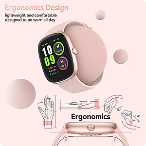 anyloop Fitness Tracker Watch with 24/7 Heart Rate Blood Oxygen Monitor, 1.69" Large Screen Activity Tracker with Pedometer, Sleep Monitor, Calories & Step Counter, Sports Smart Watch for Women Men