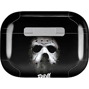 Skinit Decal Audio Skin Compatible with Apple AirPods Pro - Officially Licensed Warner Bros Jason Voorhees Design