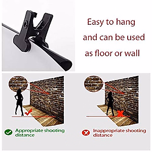 SJOLOON White Brick Wall Backdrop White Brick Photo Backdrop Thin Vinyl Photography Backdrop Background Studio Prop 10931 (8x8FT)