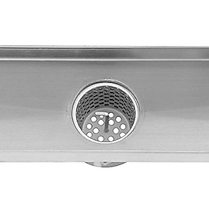 Designline 24 in. Stainless Steel Linear Shower Drain Tile-in Grate