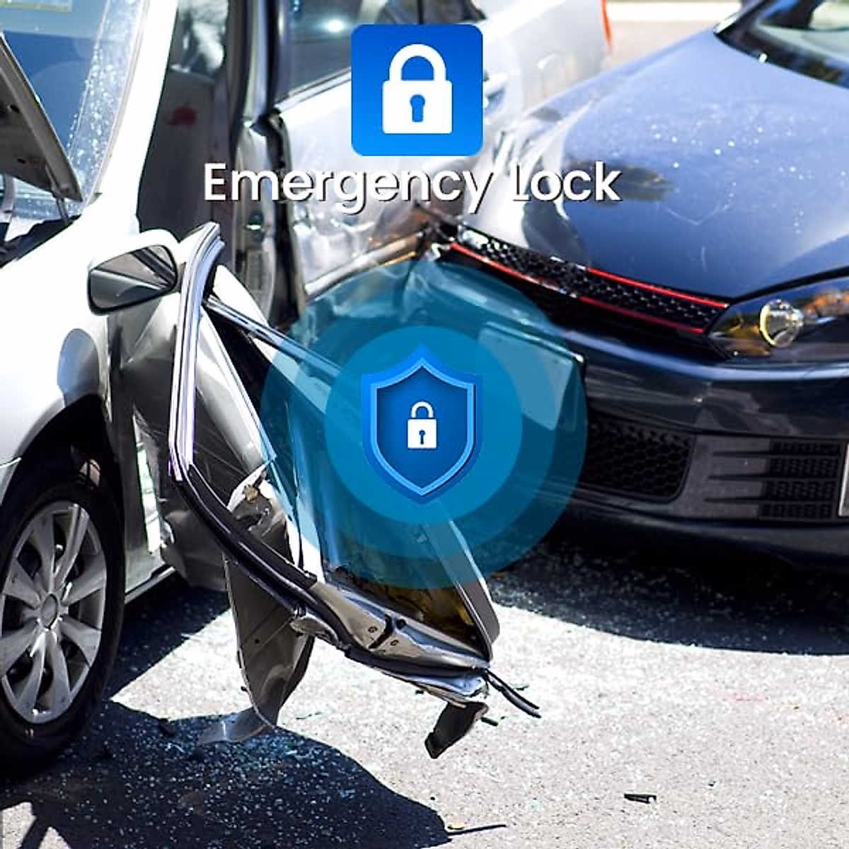 Hikity Dash Cam Front and Rear, 1080P Full HD Dashcam for Cars 3 Inch IPS Screen 170° Wide Angle Dashboard Camera, Super Night Vision, G-Sensor, Loop Recording, 24 Hours Parking Monitor