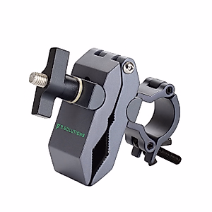 9.Solutions Python Clamp with 35mm Tube Mount, 35mm Tube Clamp, Rotate Independent, Max Load: 44lbs, 9.VP5081G