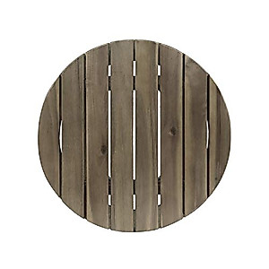 Christopher Knight Home Parker Outdoor 16" Acacia Wood Side Table, Gray Finish