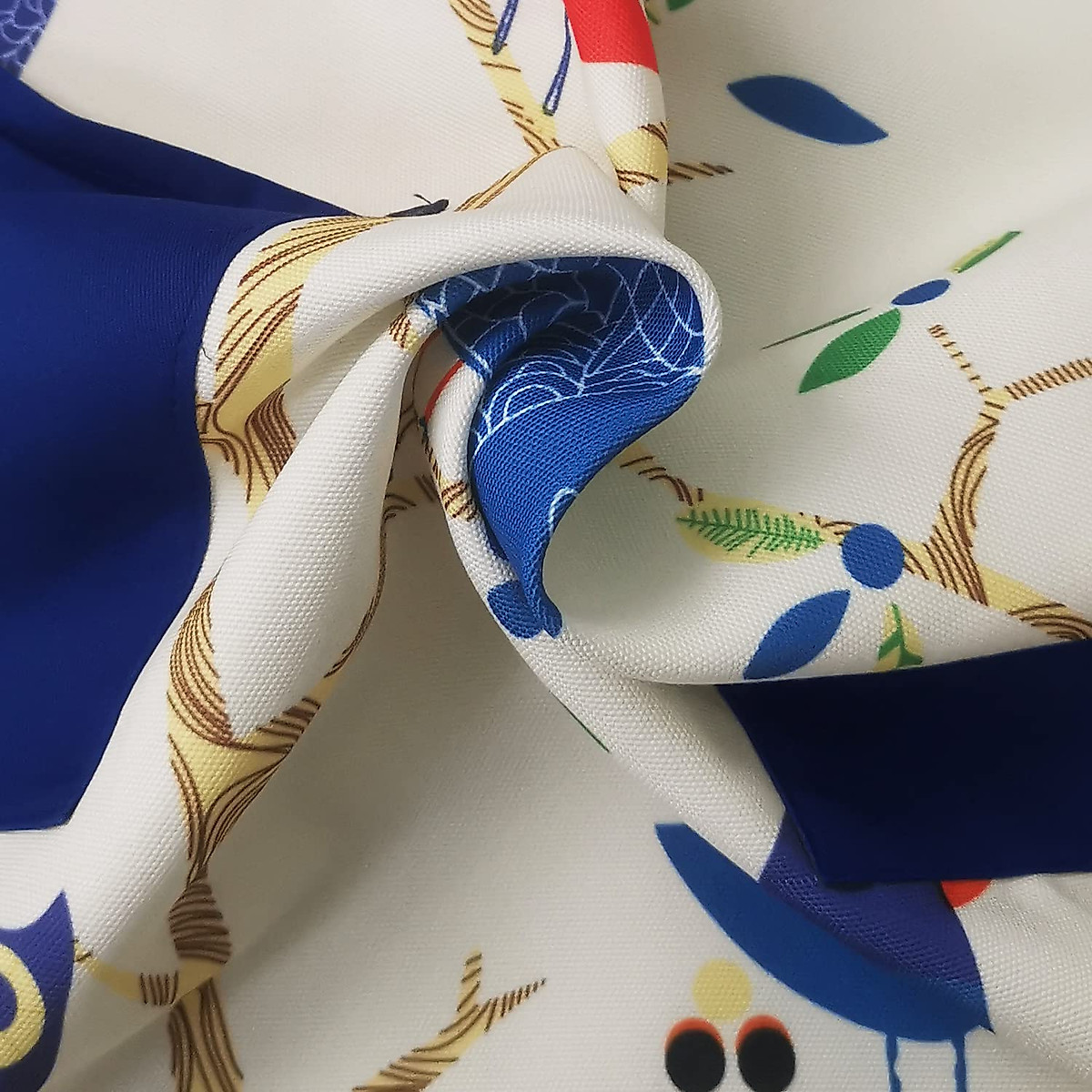 Love Potato Cute Cartoon Pattern Adjustable Kitchen Cooking Apron with 2 Pockets for Women and Men, Bird