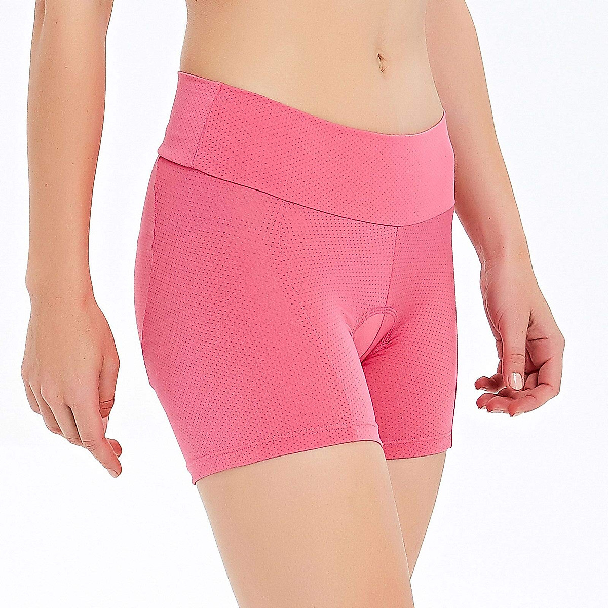 CATENA Women's Cycling Underwear 3D Padded Breathable Lightweight MTB Shorts Elastic Bike Underpants Pink