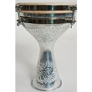 Mid-East Tunable Aluminum Finger Doumbek 5"x8"