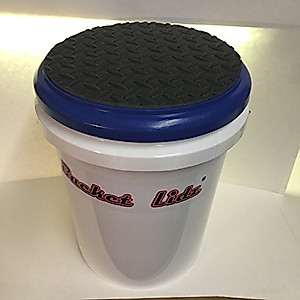 Bucket Lidz Orange/Black Diamond Padded Bucket Lid