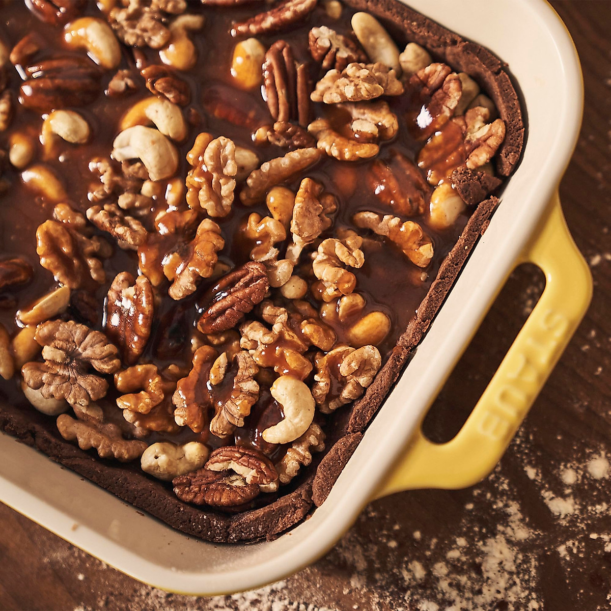 STAUB Stoneware Gratins Ceramics Rectangular Baking Set, Casserole Dish, 2-Piece, Citron, 2-pc