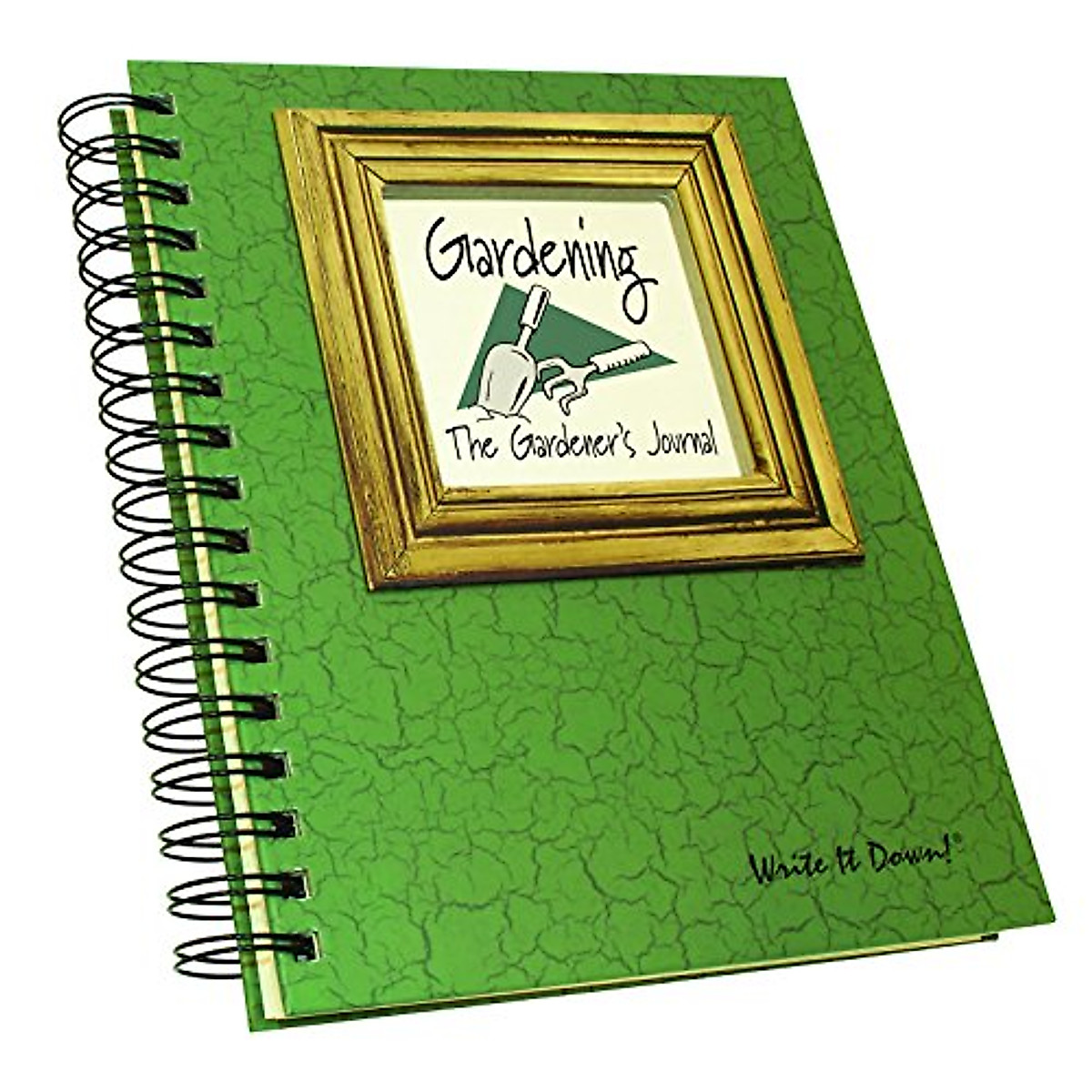 Write it Down Journals Unlimited Gardening Journal - Dk Green, 7.5" x 9" in. (jo/x0)