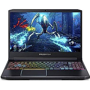 Acer Predator Helios 300 Gaming Laptop PC, 15.6" Full HD 144Hz 3ms IPS Display, Intel i7-9750H, GeForce GTX 1660 Ti 6GB, 16GB DDR4, 512GB NVMe SSD, RGB Keyboard, PH315-52-72RG