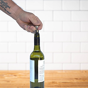 Wine Rack 8 Bottle & Wine Accessory Kit - Wine Racks Countertop - Small Wine Rack -Wine Cabinet Free Standing - Wood 3-Tier Wine Display and Storage Shelves - Countertop Wine Rack