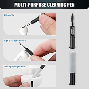 iPhone Cleaner Kit, Multi-Function Cleaning Repair Kit with Soft Brush for Airpod, Cleaner Kit for Phone Charging Port & Speaker, Charger Cables, Headphones, Watch, iPhone, iPad, Camera