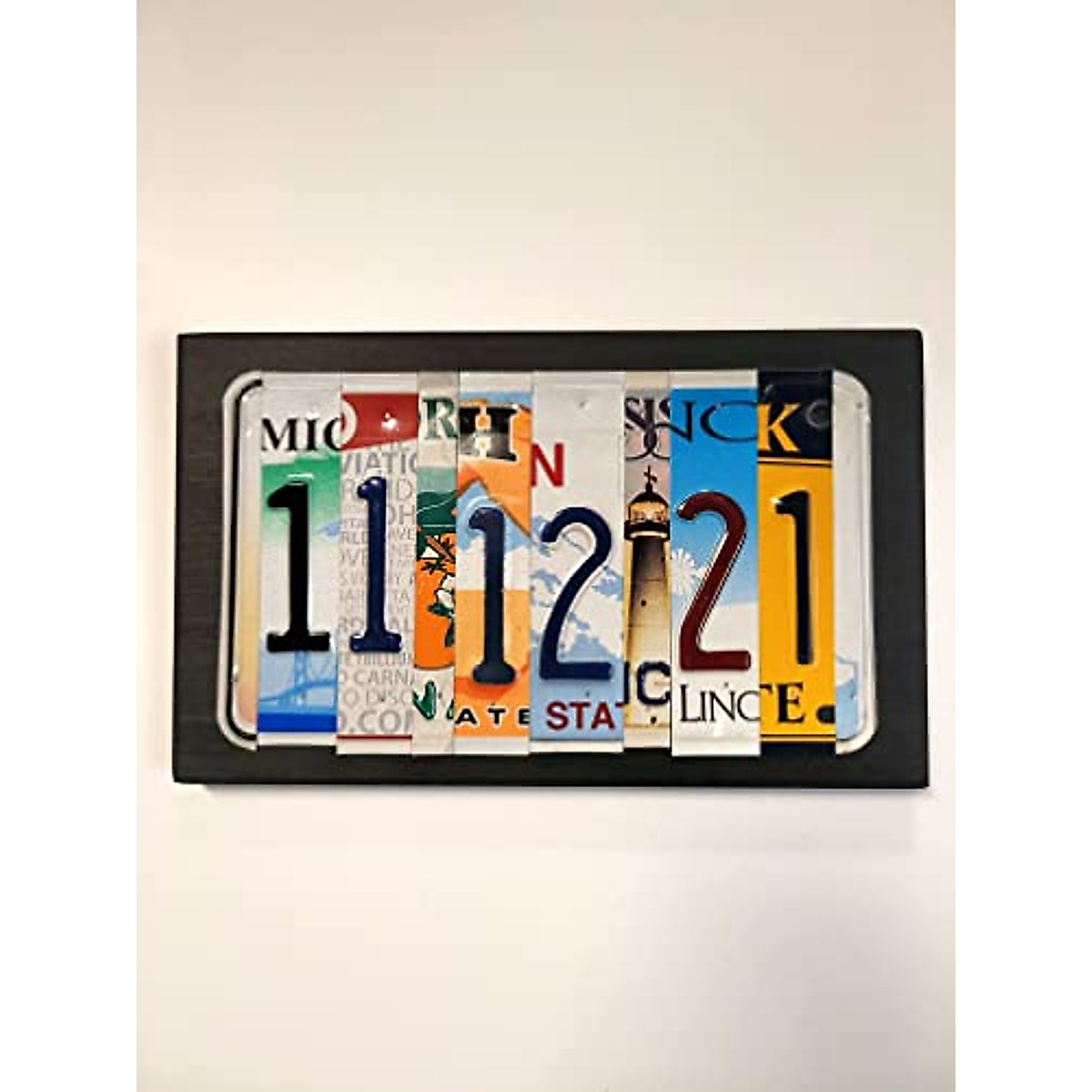 Jersey Plate Art - 10 year anniversary gift, unique birthday gift, license plate sign