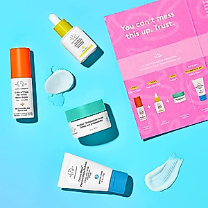 Drunk Elephant The Littles 6.0 Skin Care Set. Beste No.9, Virgin Marula Oil, T.L.C. Framboos Serum, Protini Cream, C-Firma Fresh Serum, Umbra Sheer Sunscreen
