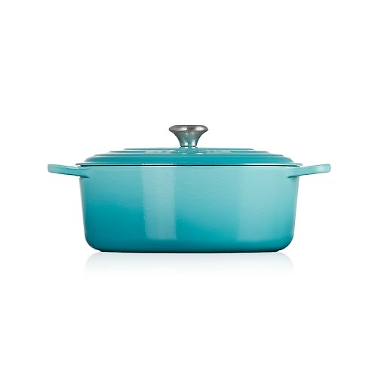 Le Creuset Enameled Cast Iron Signature Oval Dutch Oven, 6.75 qt., Caribbean