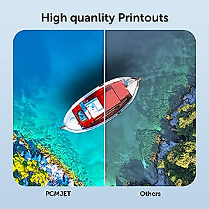 PCMJET Remanufactured 67XL Ink Cartridges Combo Pack Replacement for 67 XL for HP Envy 6055e 6055 6052 6075 Envy Pro 6455e 6455 6475 6452 6458 DeskJet 4155 2755e 2755 4052 (1 Black, 1 Tri-Color)