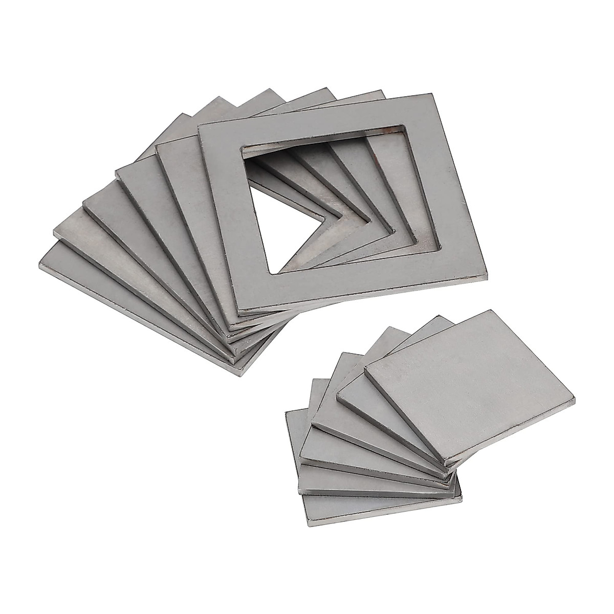 Luckyweld Welding Practice Kit, Mild Steel Welding Coupons 6pcs, 3 and 2 Inch Wide, Suitable for Novice MIG, TIG, Stick, Arc,MMA Welding Kit(Mild steel)