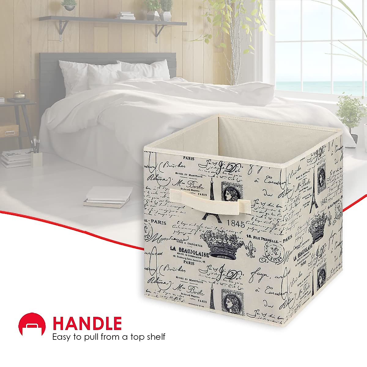 Home Basics Storage Bin, Natural