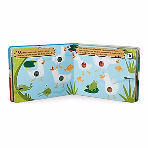 Melissa & Doug Children's Book - Poke-a-Dot: Old MacDonald’s Farm (Board Book with Buttons to Pop) - FSC Certified