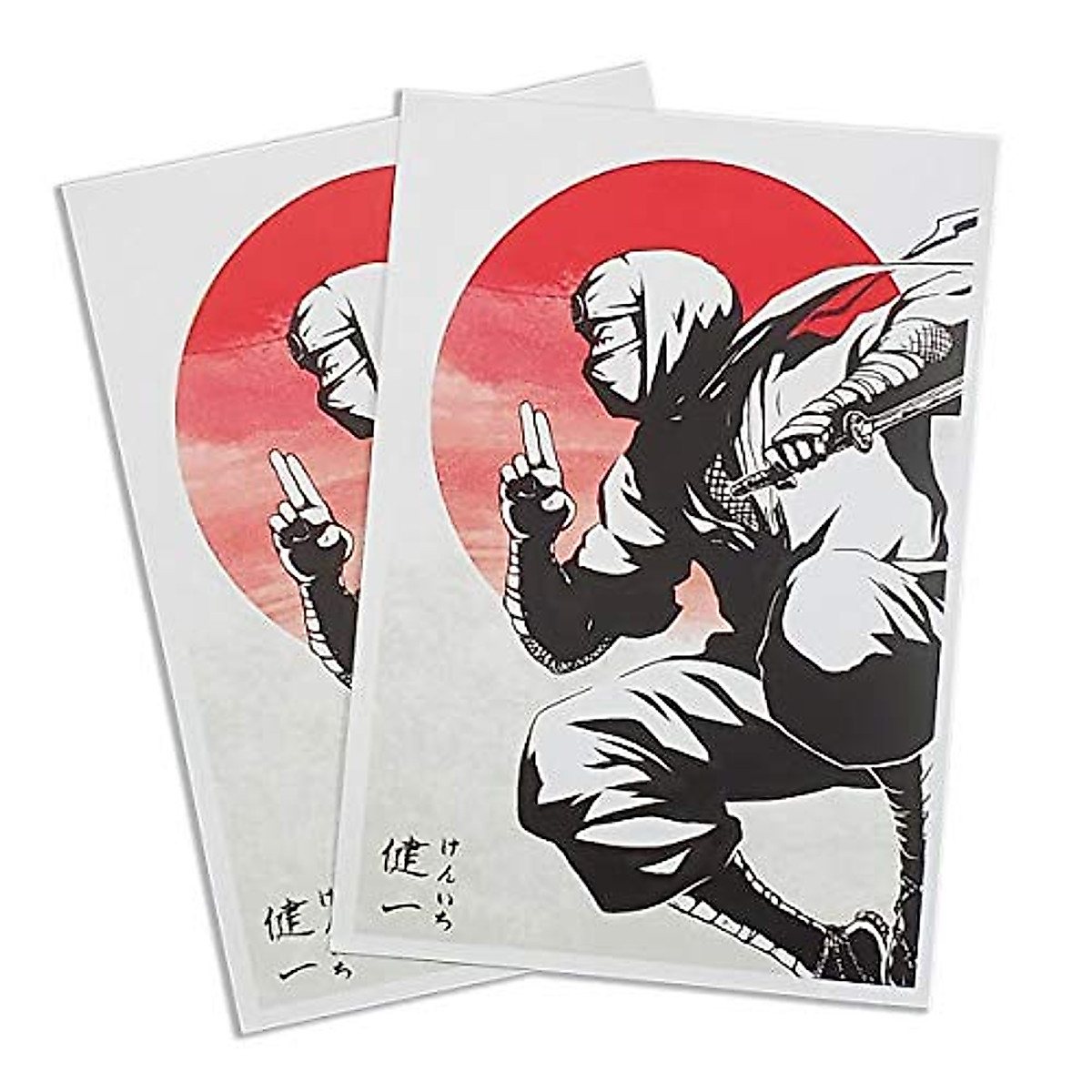 Mini Size - Kenichi - Shadow Clan Ninja - 100 Matte TCG Card Sleeves (FN7M) - Fantasy North
