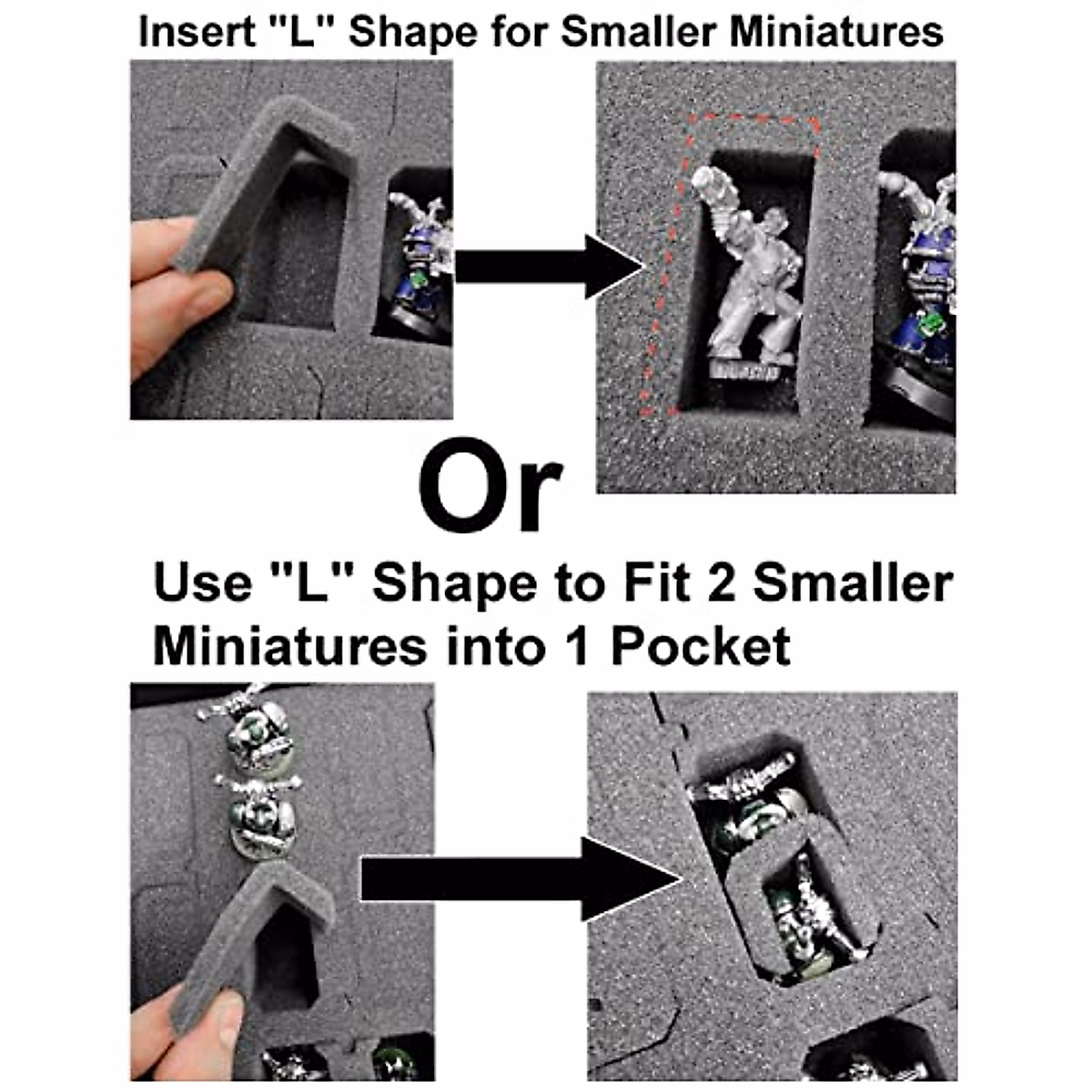 Case Club 134+ Miniature Figurine Hard Shell Carrying Case - Fits Warhammer 40k, DND, Battletech, Citadel & More! This Tabletop Army Travel & Storage Case Will Organize Your D&D and Warhammer Set