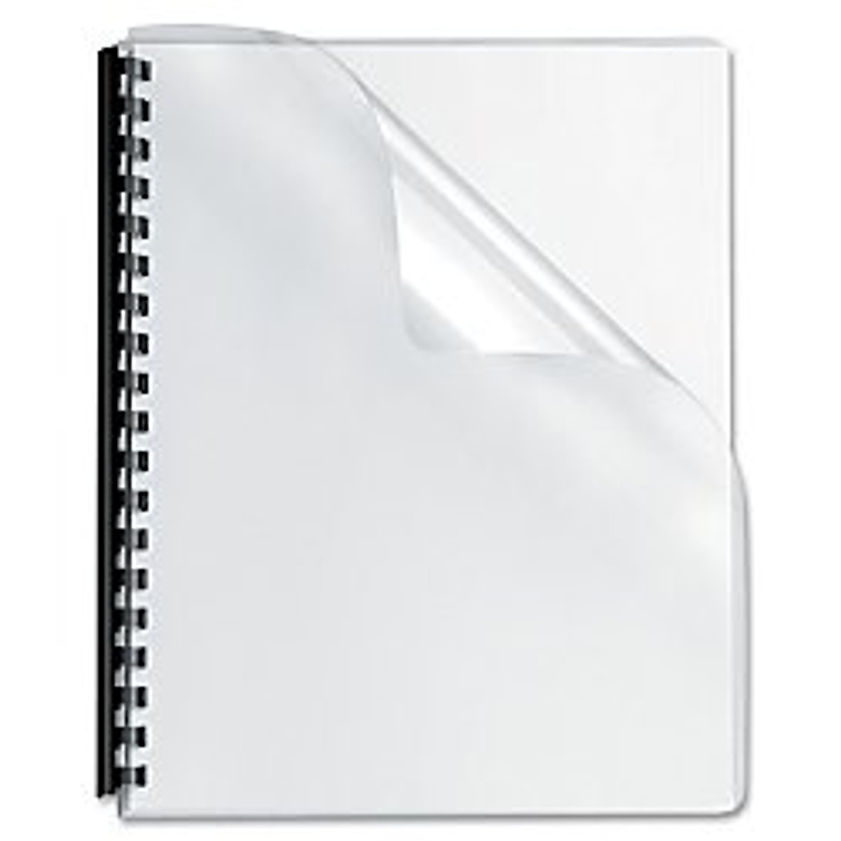 Fellowes 52311 Presentation Cover,Round Corners,8-3/4-Inch X11-1/4-Inch,100/Pk,Cl