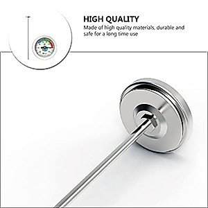 DOITOOL Compost Soil, 19.6inch Long Stem Compost Soil, Backyard Soil with Stainless Steel Dial for Composting Bins, Outdoor Gardening and Planting (40-180°F)