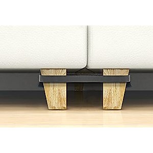 BOWEBIRD Sectional Connectors for Sliding Sofas 2.0 with Taper Compensators - Keep Your Sectionals Together with No Tool - for Most Couch Legs-4 Sets(for 3 Piece Sofa)