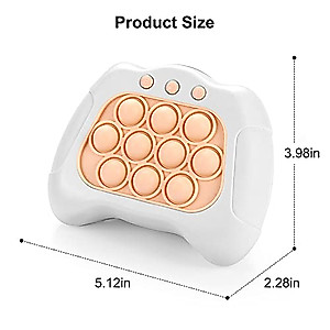 Pop Quick Push Game Console Series Toys for Kids, Interesting Push Bubble Fidget Stress Relief Toys, Anti-Stress Toys for Boys and Girls Aged 3-10 (Sky Blue)